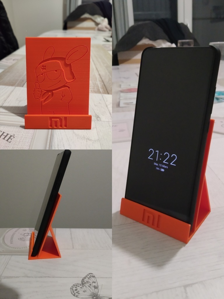 Free 3D file Mi Phones holder for desk・3D printable design to download ...