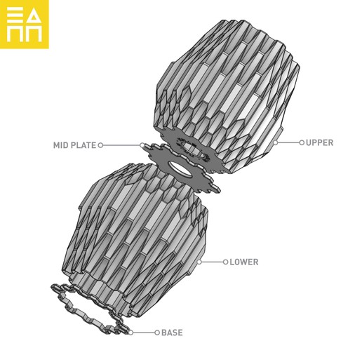 Download STL file Beehive Desk Lamp • 3D printing object ・ Cults