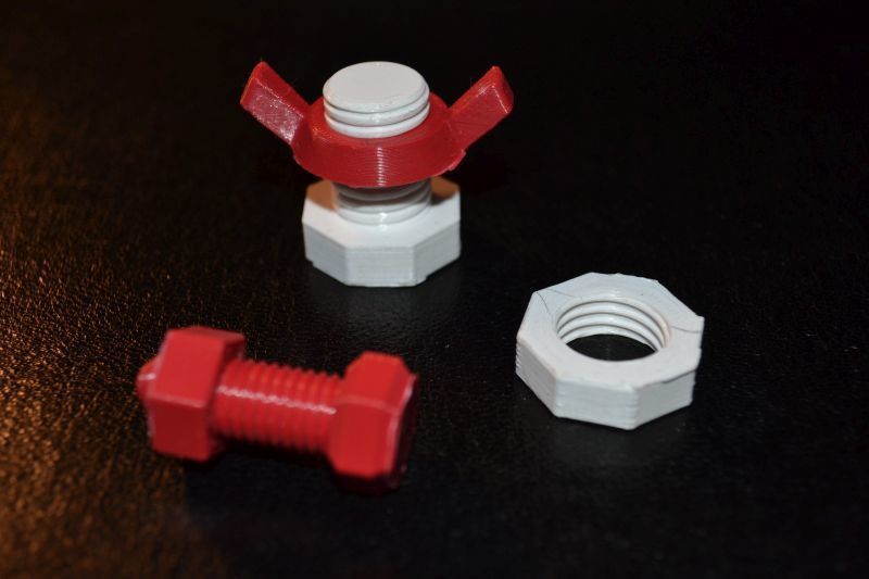 Free STL file Fusion 360 parametric nuts and bolts 🔧・3D printing design to download・Cults