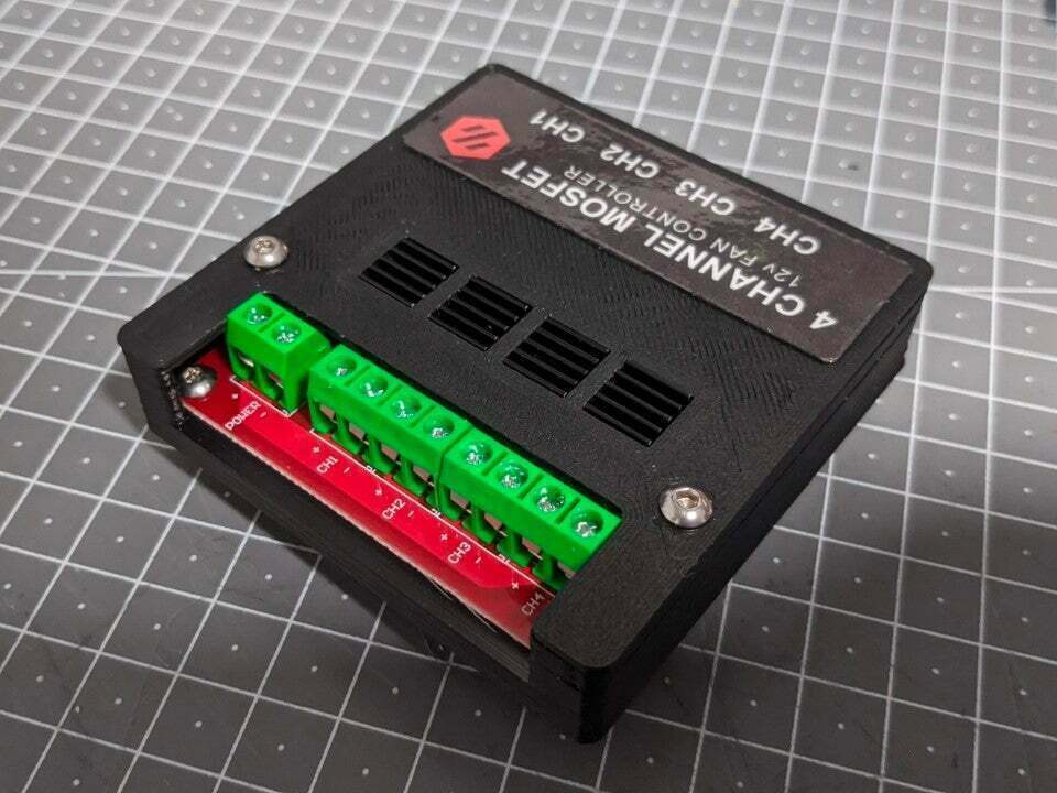 Free STL file 4 Channel MOSFET (DIN Rail) Mount for Voron 2.4・3D ...