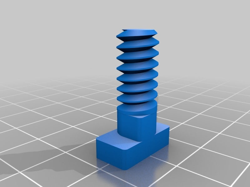 Free STL file Bolt and nut for 40x40 alu profile・3D printable model to ...