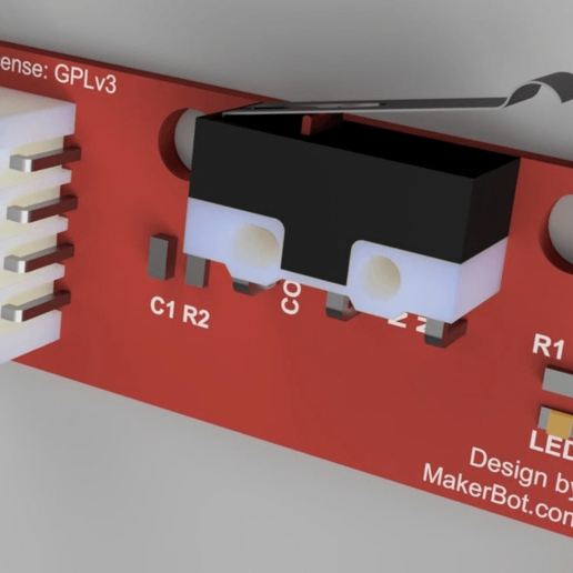 Download free 3D printer templates MakerBot Endstop Model ・ Cults