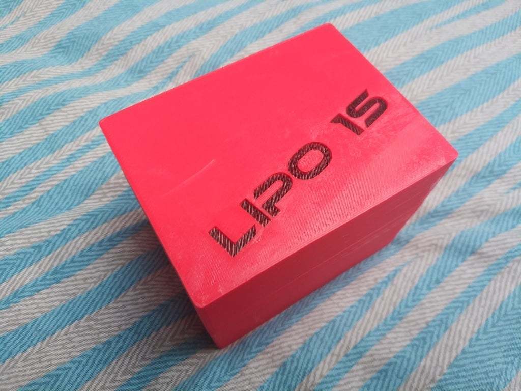 Free STL file LiPo 1s storage box 📦・3D printing design to download・Cults
