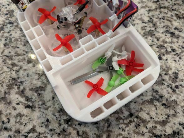 Free STL file 65mm Whoop Case with VIFLY WhoopStor Holder 🚁・Model to ...