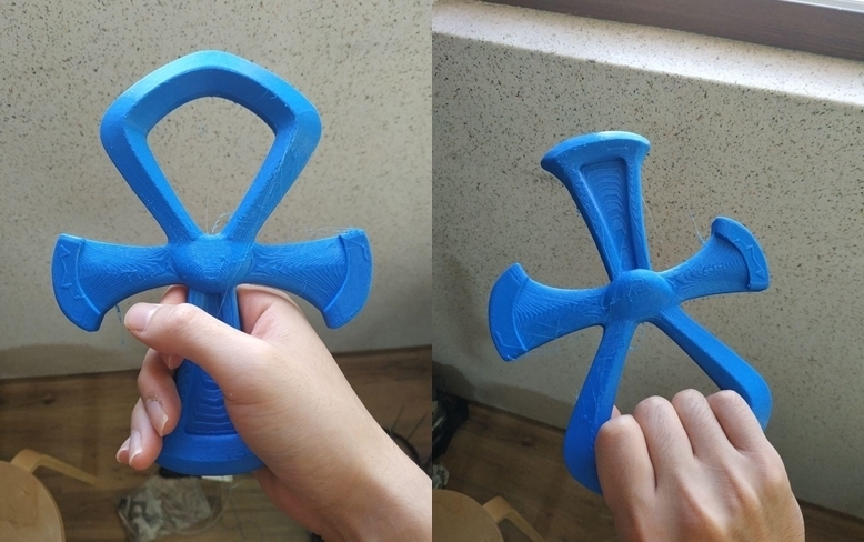 Free STL file Ankh from Spelunky2・Model to download and 3D print・Cults