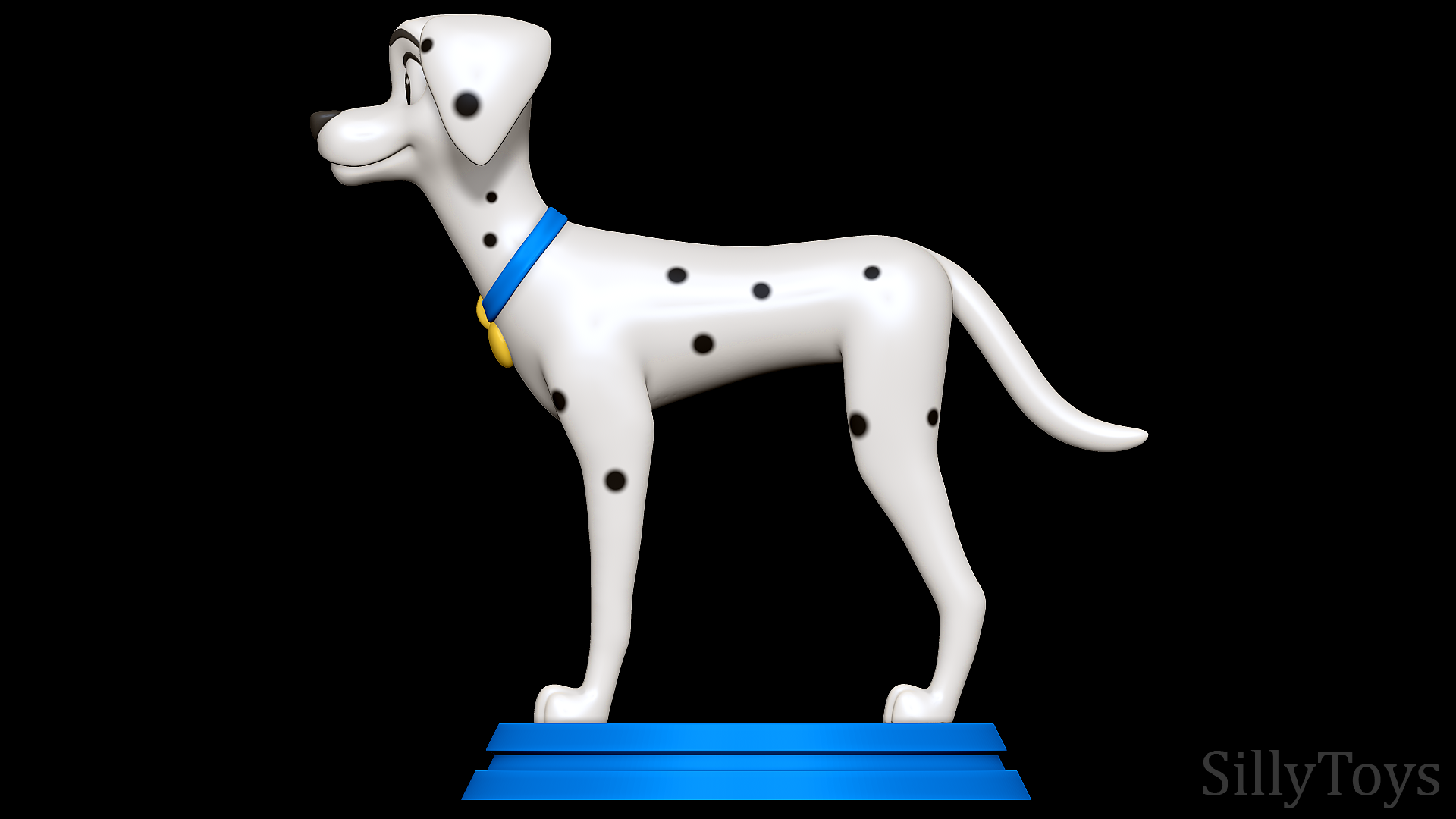 STL file Perdita - 101 Dalmatians・3D print design to download・Cults