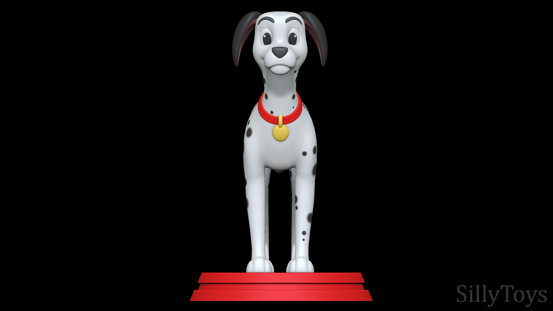 STL file Pongo - 101 Dalmatians 🐕・3D printing template to download・Cults