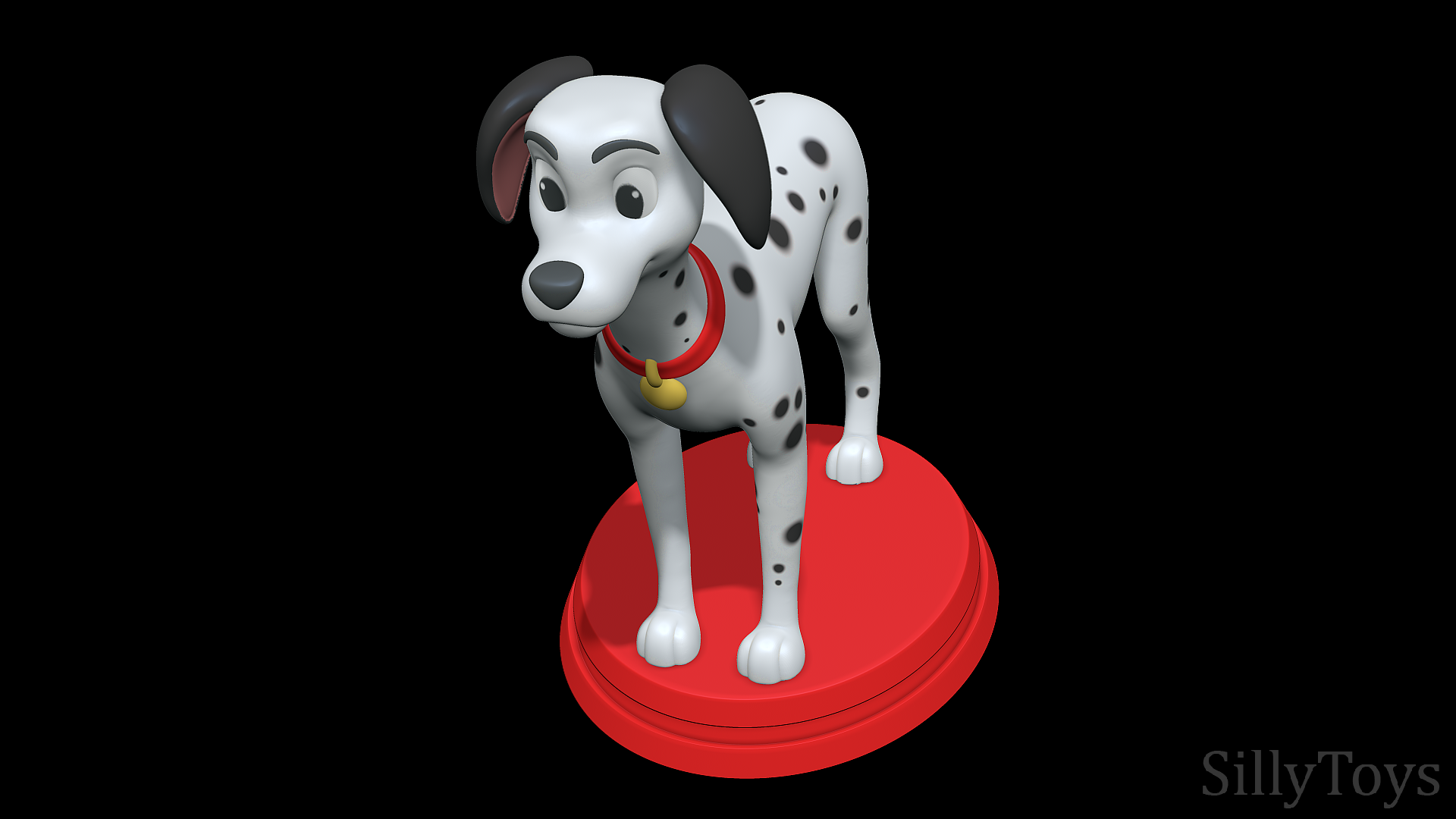 STL file Pongo - 101 Dalmatians 🐕・3D printing template to download・Cults