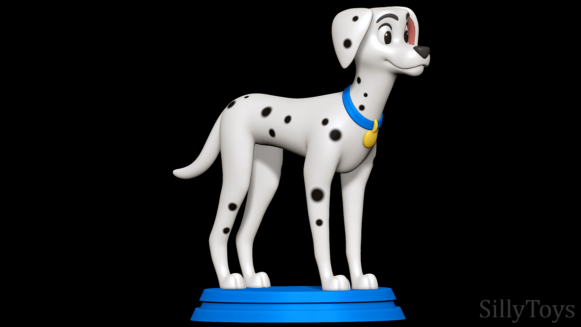 STL file Perdita - 101 Dalmatians・3D print design to download・Cults