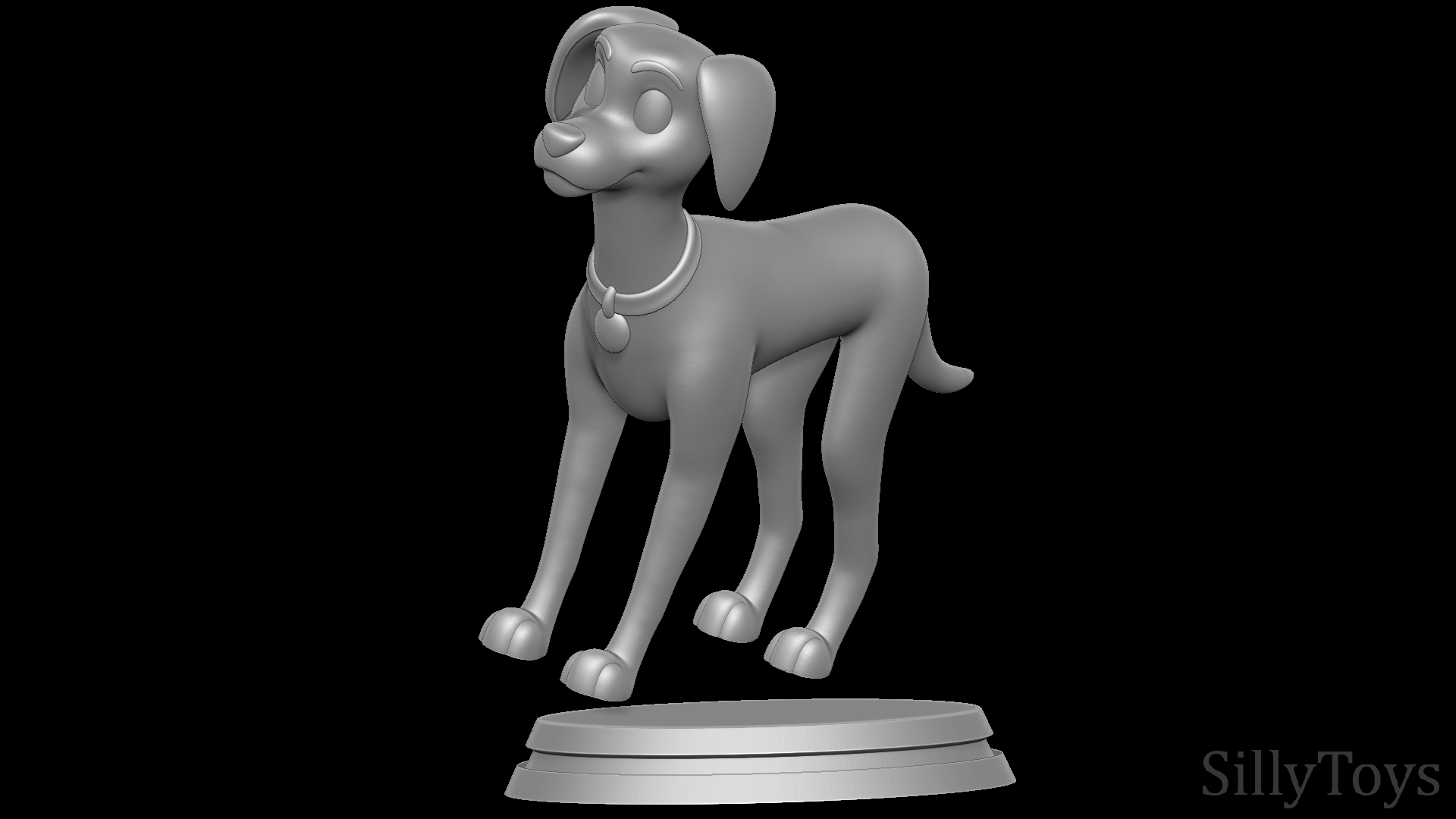 STL file Pongo - 101 Dalmatians 🐕・3D printing template to download・Cults