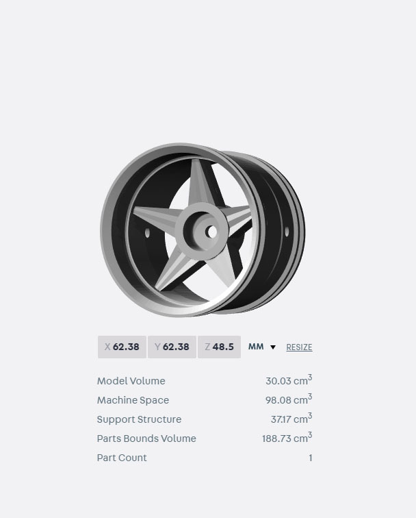 STL file Solid Star Wheel for RC Cars and Trucks・3D printable model to ...