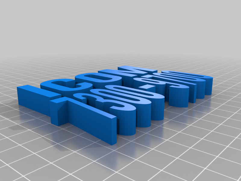 Free STL file icom 7300-9700 logo・3D print design to download・Cults