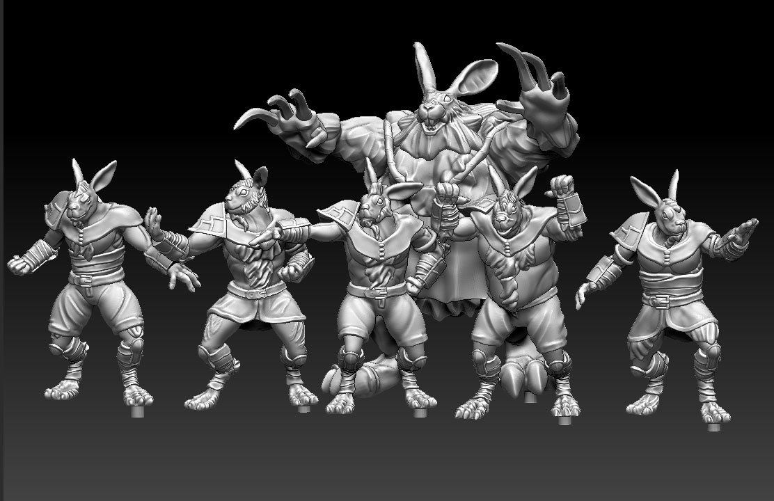 STL file Bunny Team・3D print object to download・Cults