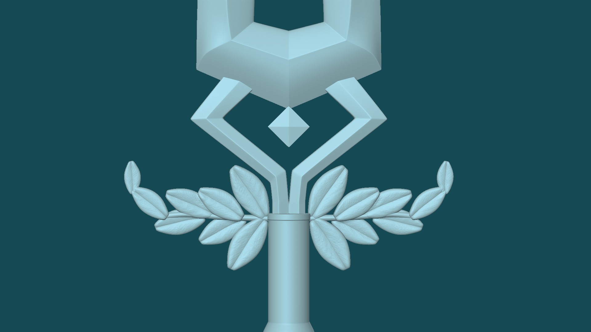 STL file Varatha - Eternal Spear - HADES Keychain Miniature 🗝️・3D ...