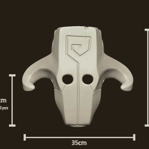 Download STL file Juggernaut Mask - Dota 02 - Cosplay • 3D printer ...