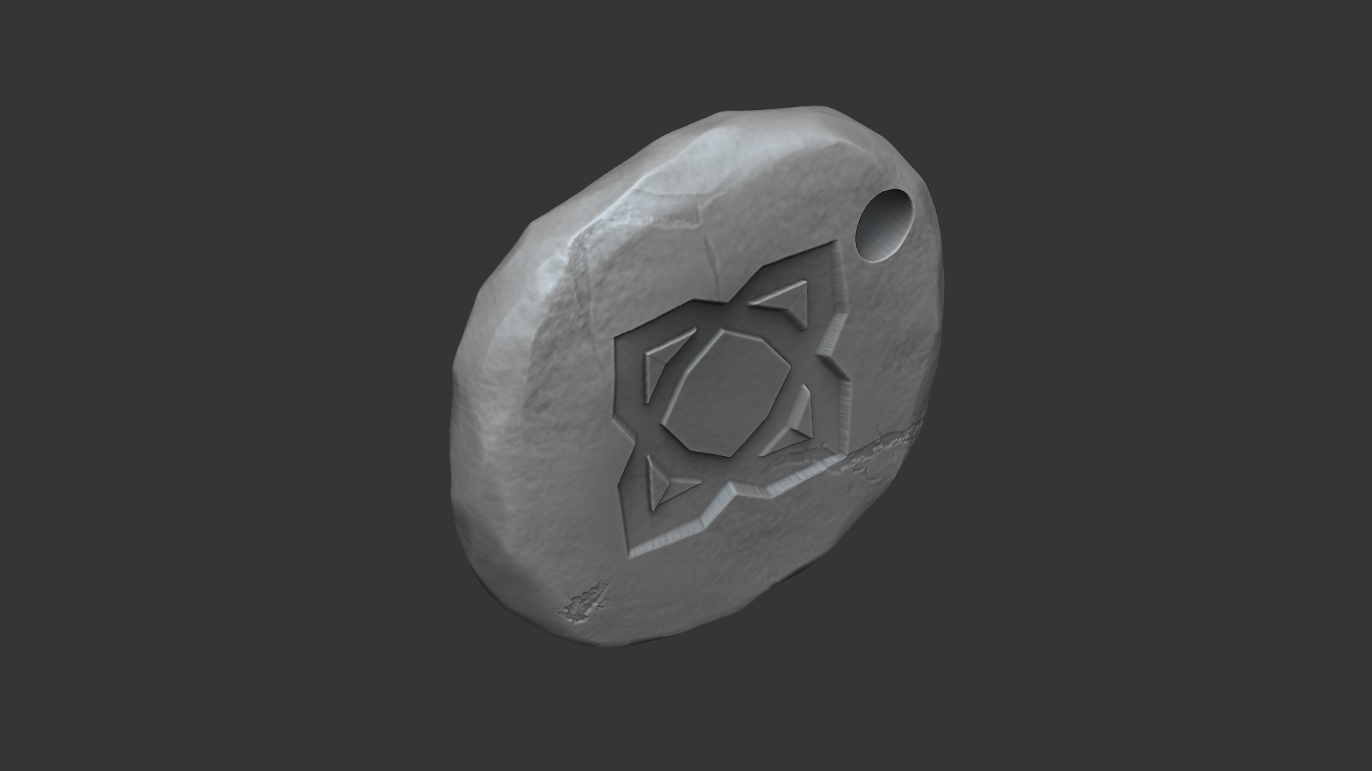 STL file Elemental Rune - Runescape - STL Keychain 🗝️・3D print model to ...