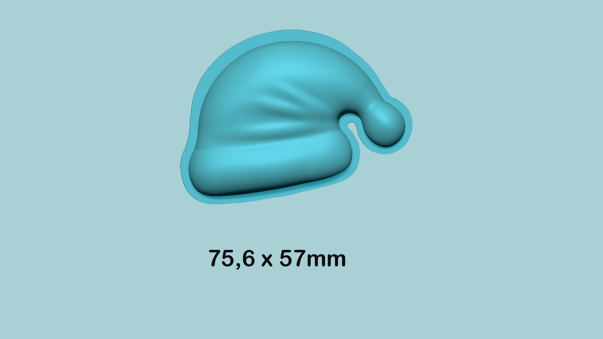 STL file Christmas Santa Hat - Molding Arrangement EVA Foam Craft 🎄・3D ...