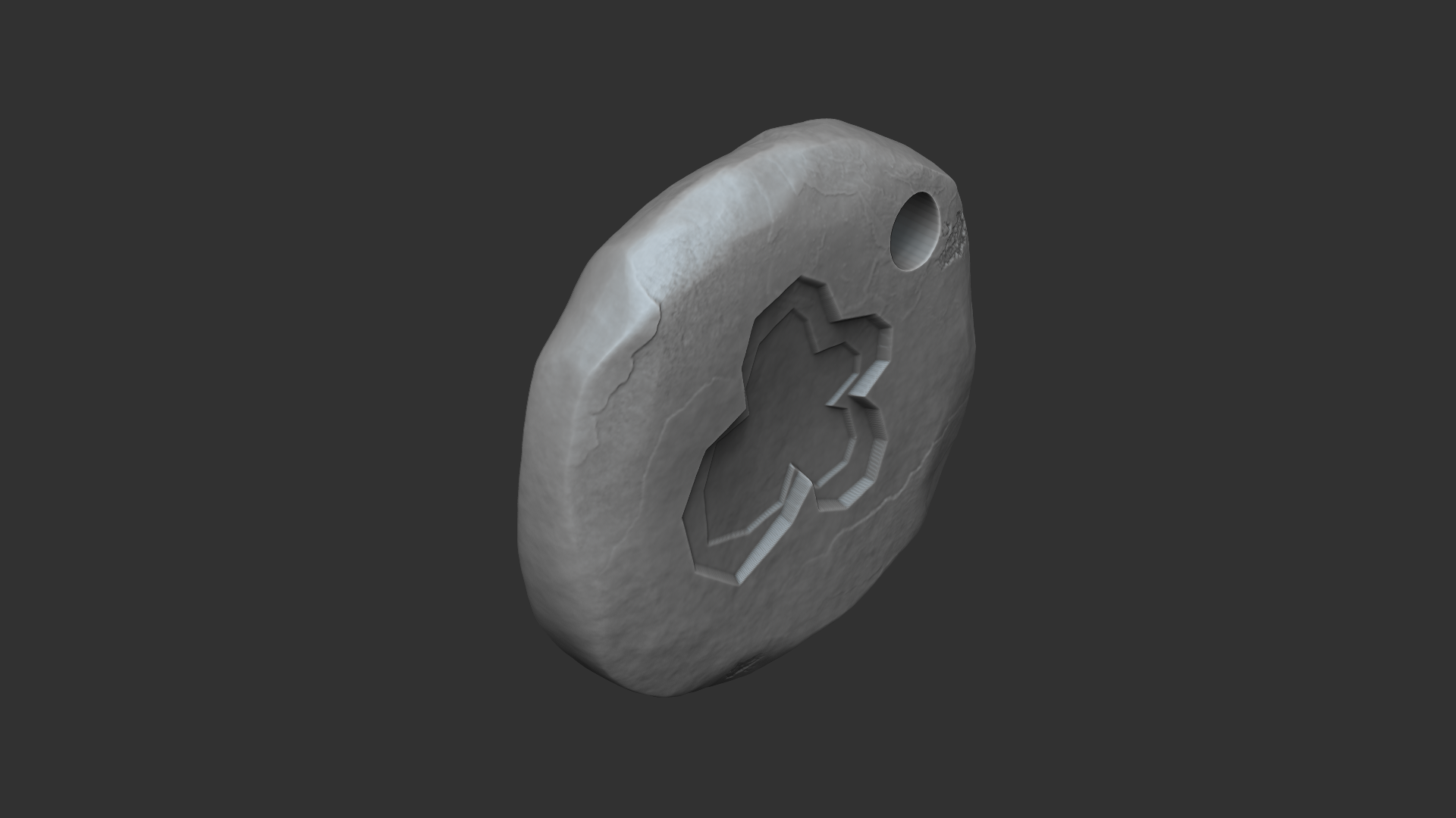 STL file Smoke Rune - Runescape - STL Keychain 🚬・Model to download and ...