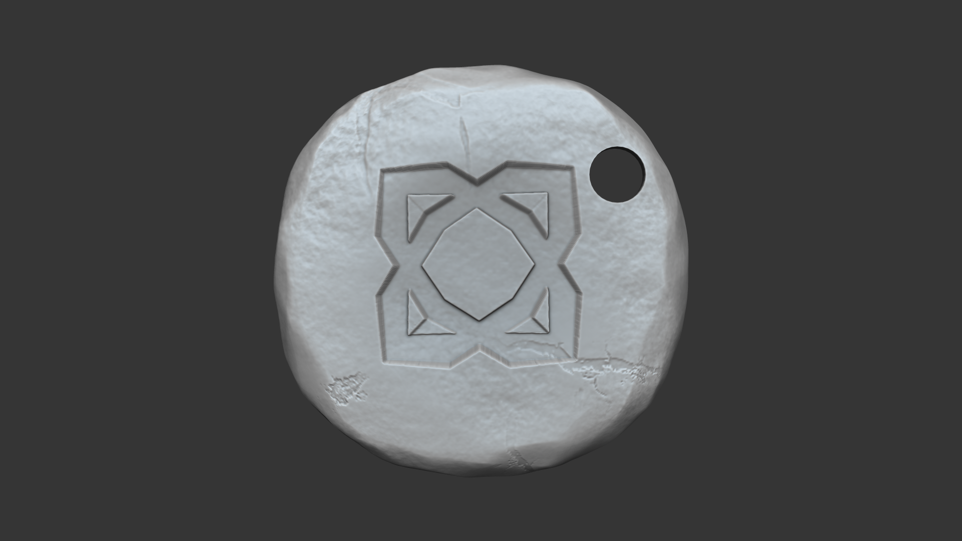 STL file Elemental Rune - Runescape - STL Keychain 🗝️・3D print model to ...