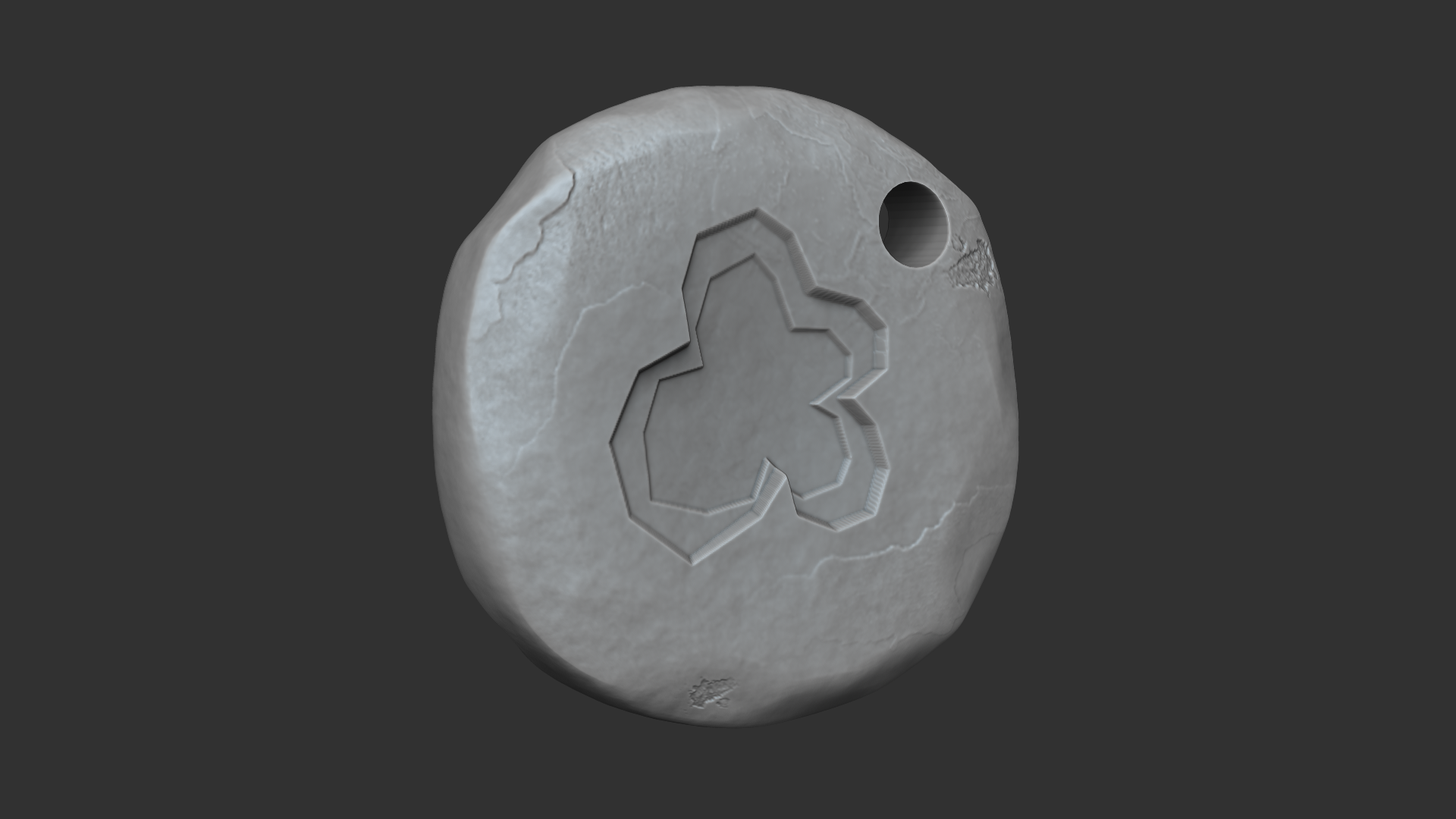 STL file Smoke Rune - Runescape - STL Keychain 🚬・Model to download and ...