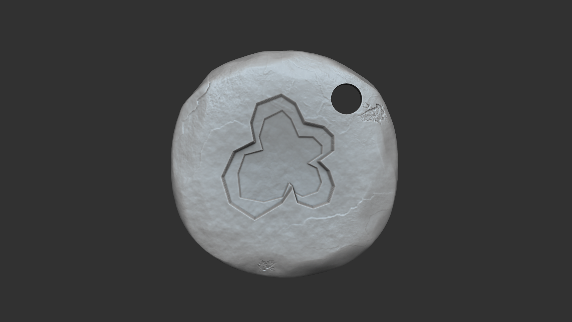 STL file Smoke Rune - Runescape - STL Keychain 🚬・Model to download and ...