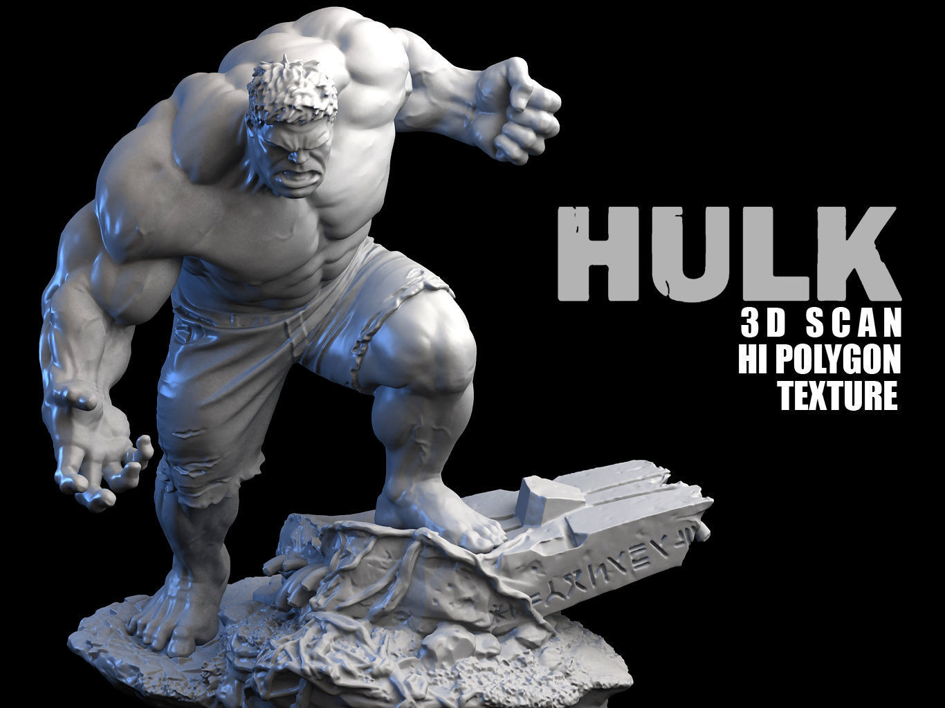 Free STL file hulk 🩻・3D print design to download・Cults