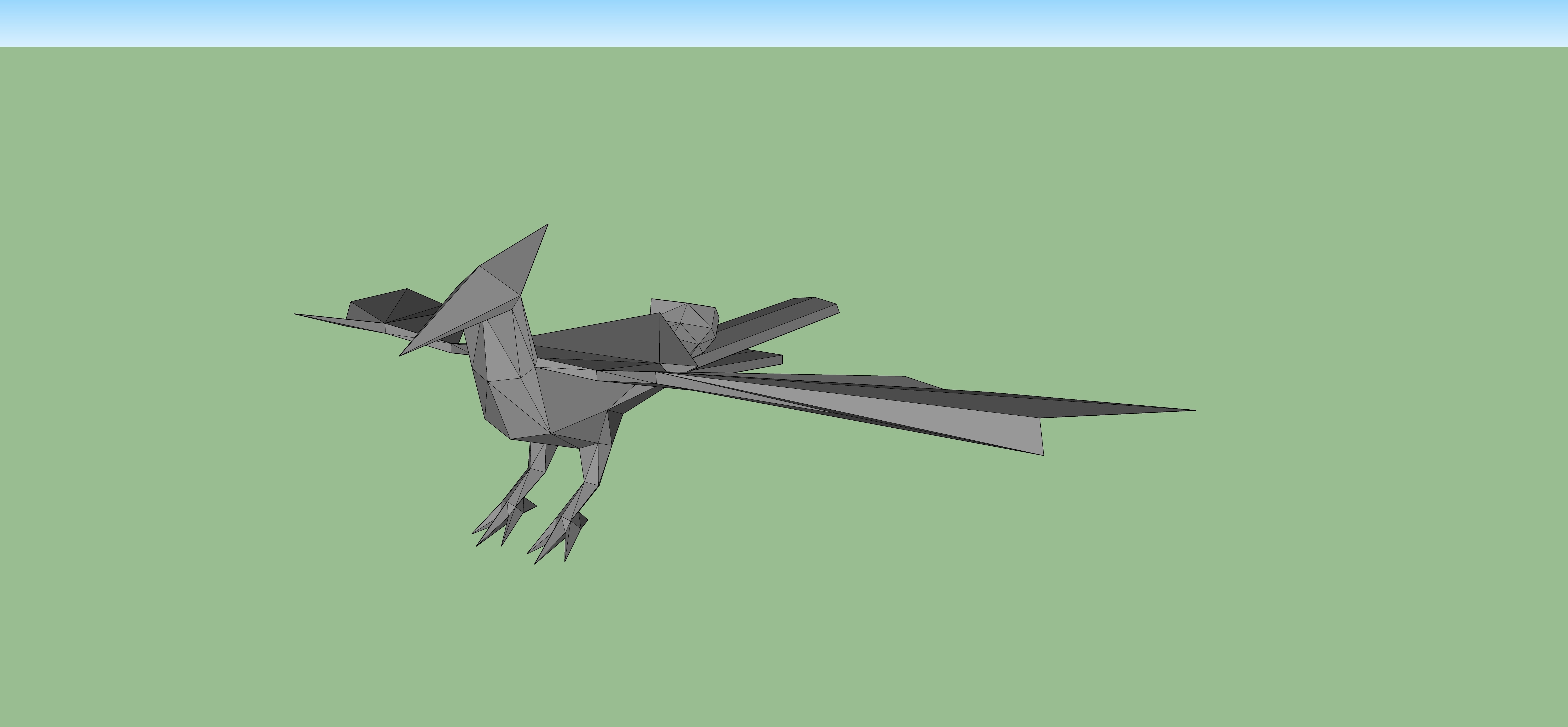 STL file Bird low poly・3D printable design to download・Cults