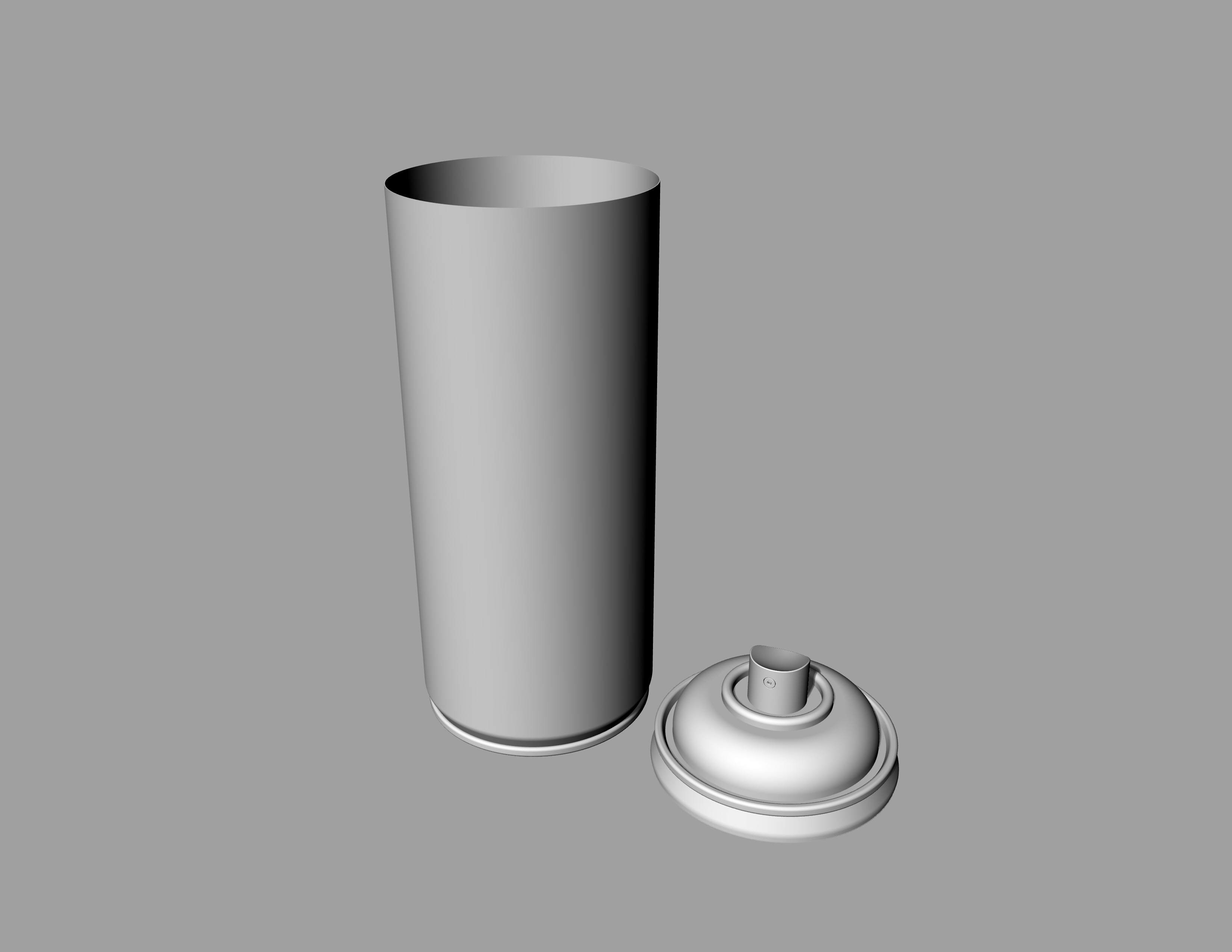 Download STL file Spray Can Container - Bottle - Pitcher • 3D printer ...