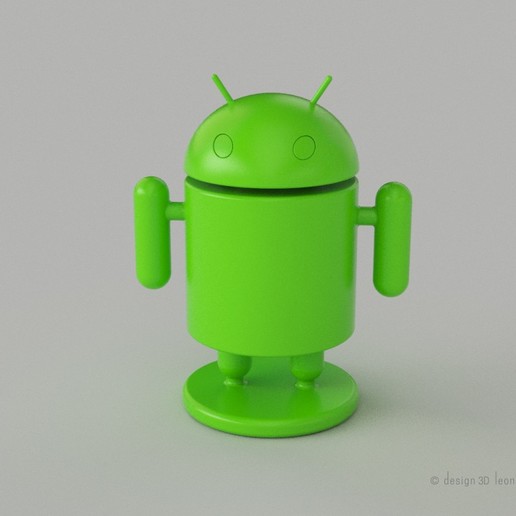 Download STL file Android Pet Container • 3D printing object ・ Cults