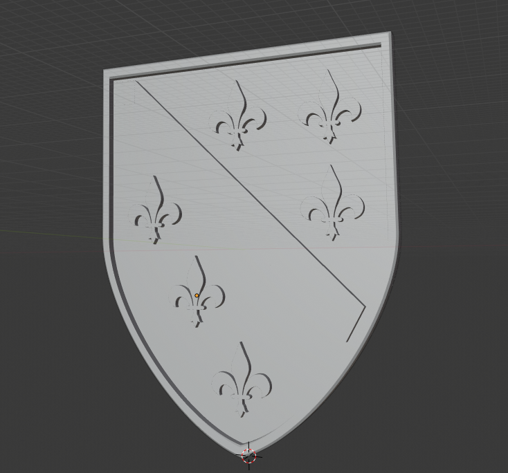 Free 3D file Bosnian Coat of Arms (1991)・3D print design to download・Cults