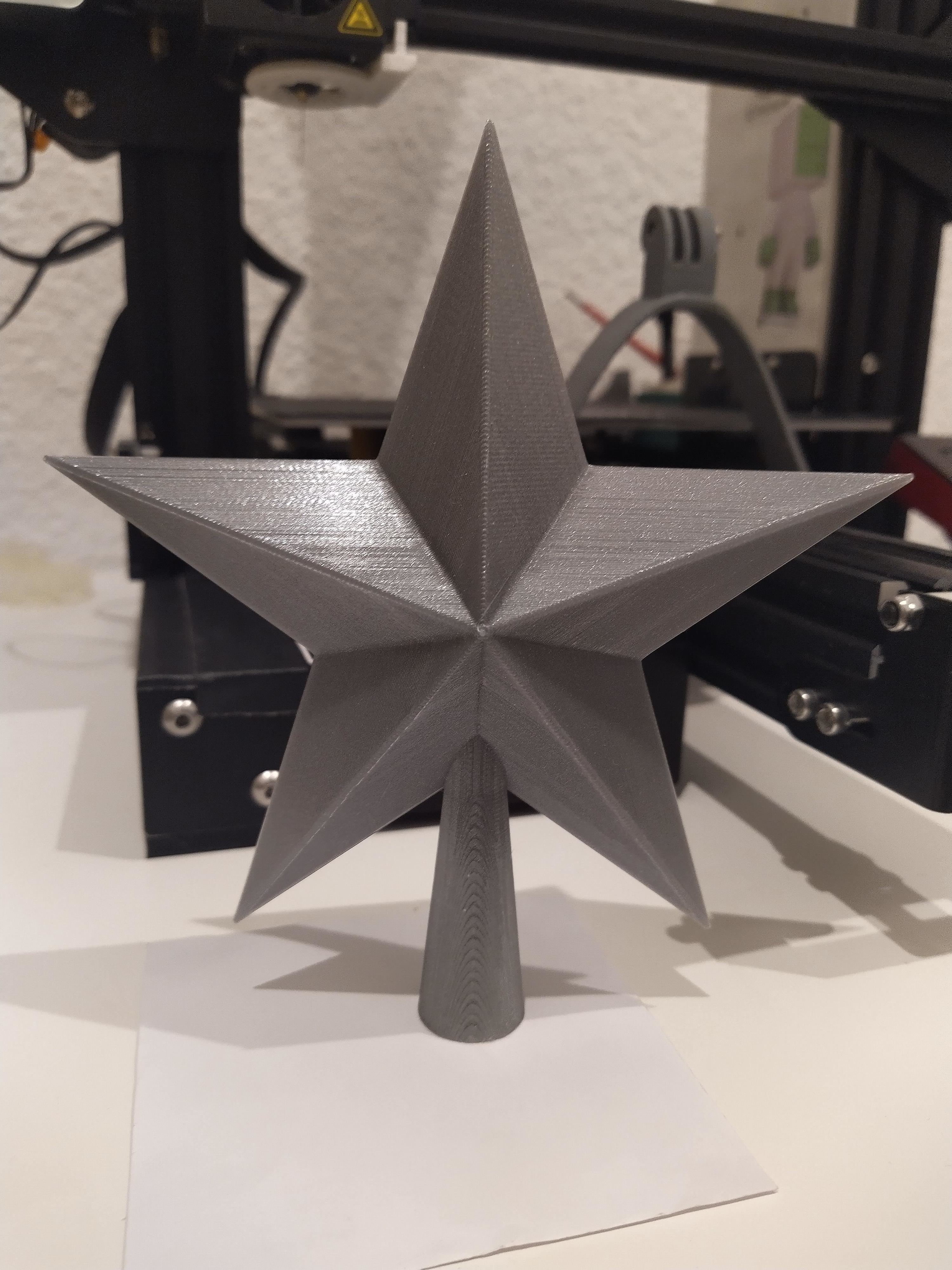 Free STL file Christmas Tree Star・3D print design to download・Cults