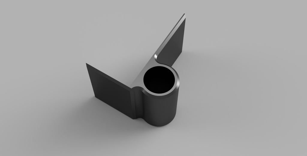 Free 3D file Pen holder for monitor edge (Or other edge)・Template to ...