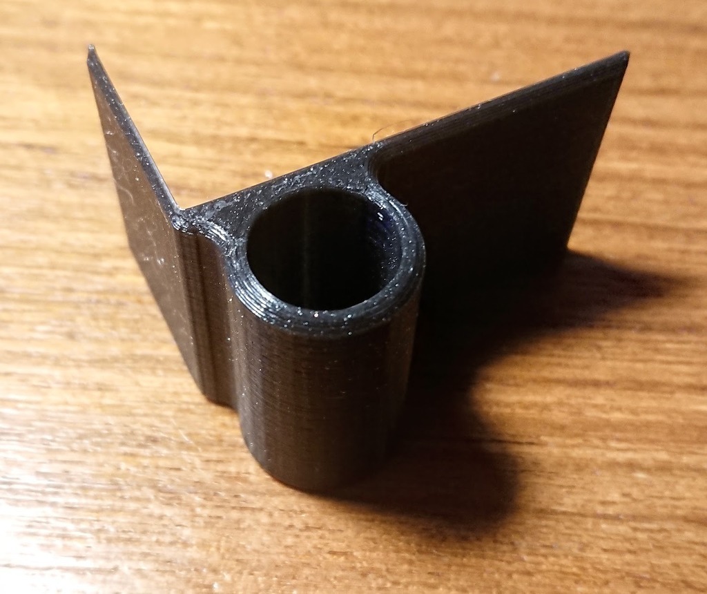 Free 3D file Pen holder for monitor edge (Or other edge)・Template to ...