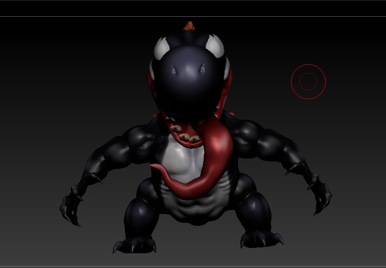 OBJ file YOSHI VENOM・3D printer design to download・Cults