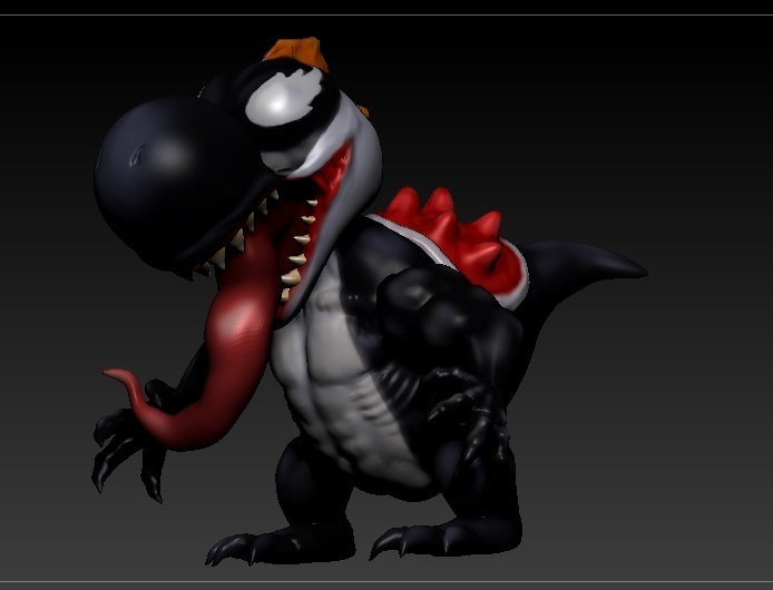 Fichier OBJ YOSHI VENOM・Design imprimable en 3D à télécharger・Cults