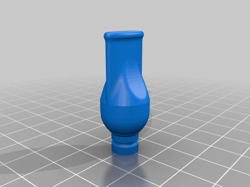 Free 3D file Pipe style drip tip 👽・3D printable design to download・Cults