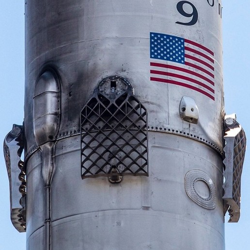 Download STL file SpaceX Falcon 9 Rocket Fins Style Coffee Cup Drink ...