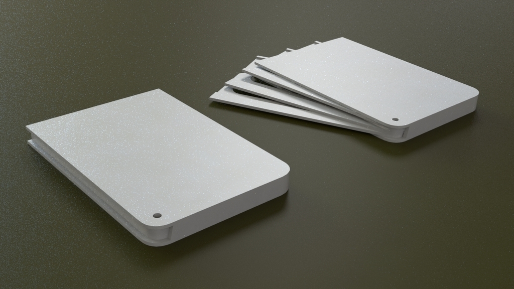 Free 3D file simple credit card holder・3D printing idea to download・Cults