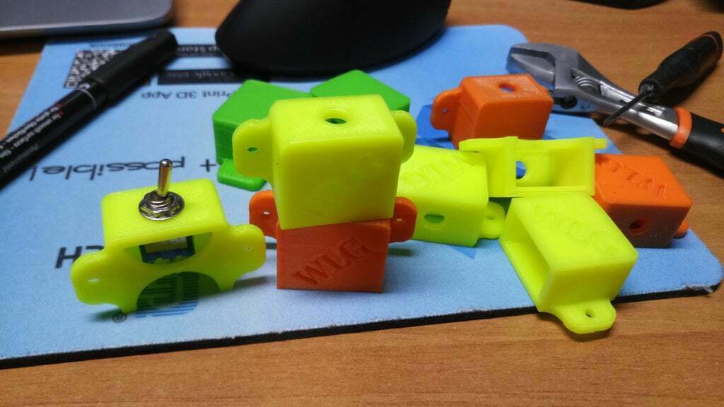 Free STL file Toggle Switch Housing・3D printing model to download・Cults