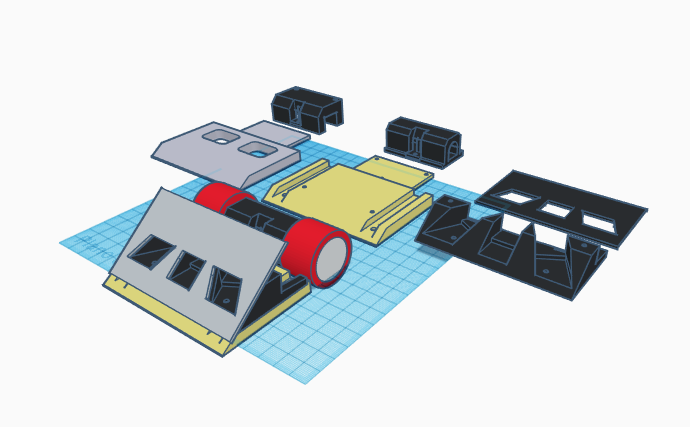 Archivo STL ROBOT MINISUMO 🤖・Modelo para descargar y imprimir en 3D・Cults
