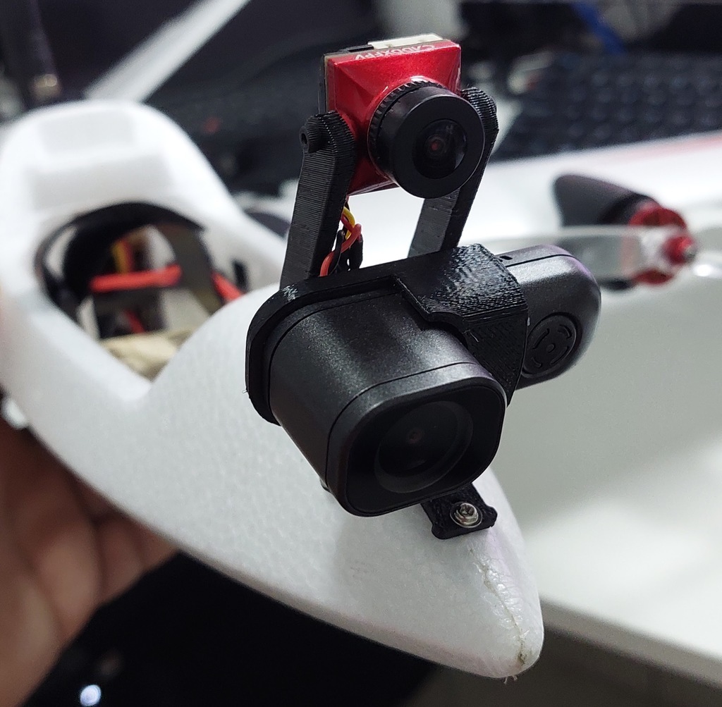 Free STL file AtomRC Swordfish TALL 19mm camera mount 📷・3D printer ...