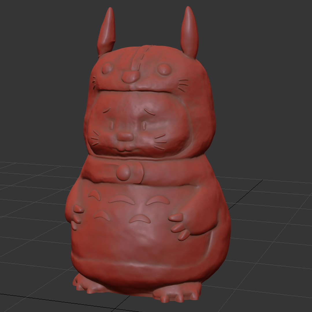 STL file Rabbit Totoro / Totoro Rabbit・Design to download and 3D print ...