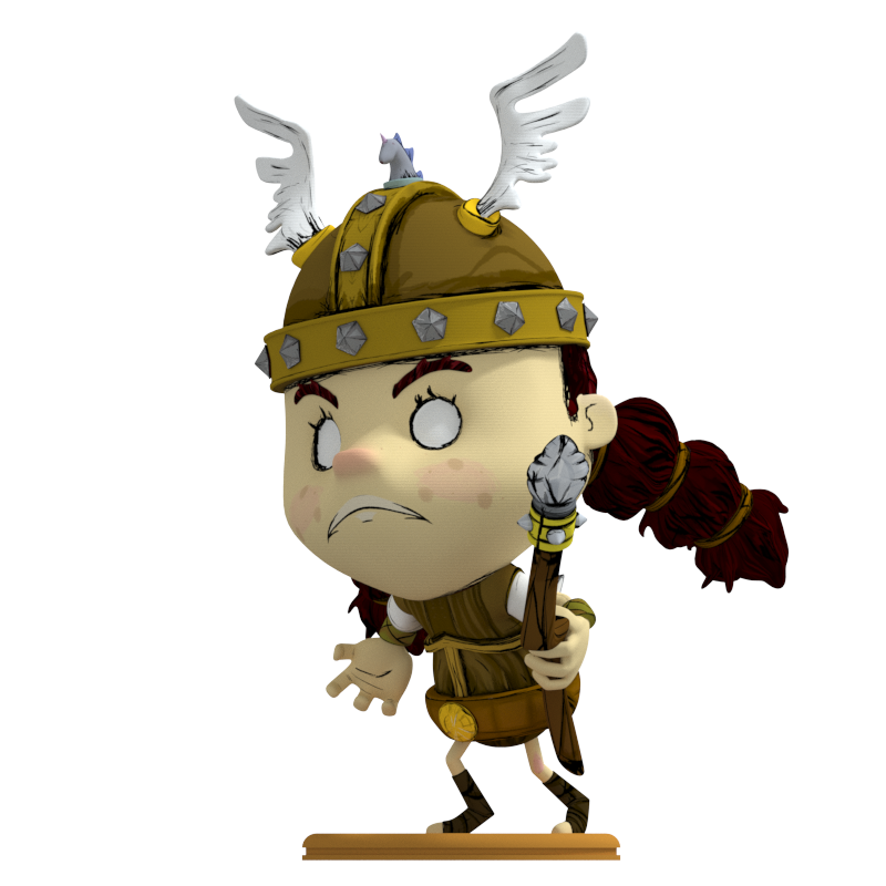 Download STL file Wigfrid / Don't Starve Together • 3D printable object ...