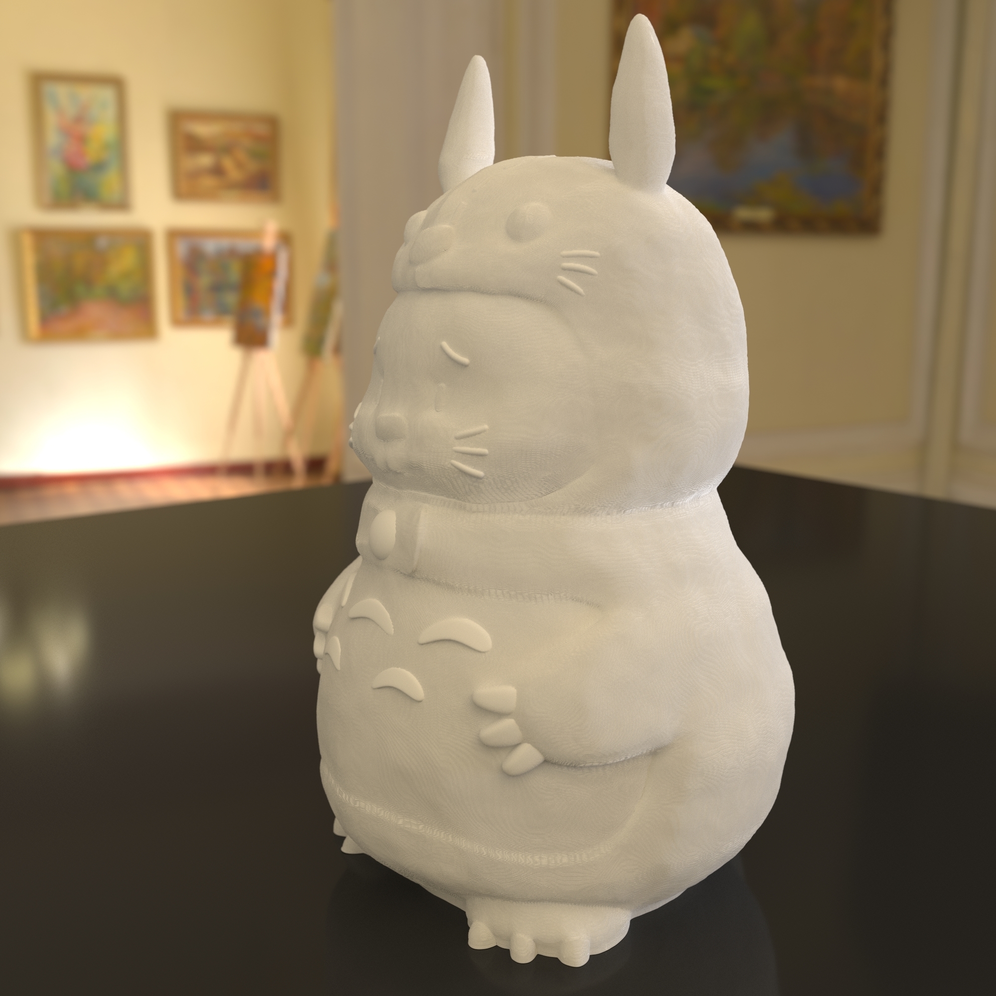 STL file Rabbit Totoro / Totoro Rabbit・Design to download and 3D print ...