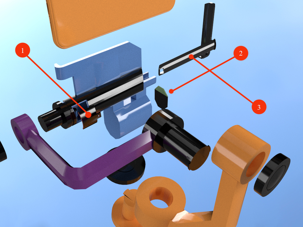 OBJ file Video stabilizer bar for smartphone・3D printer design to ...