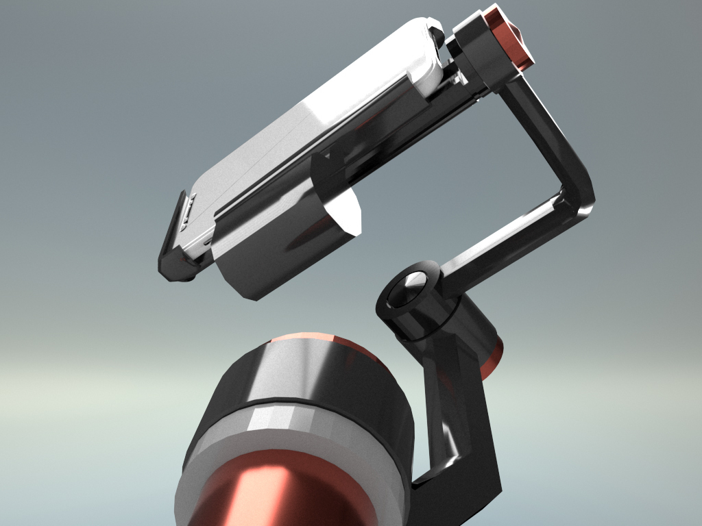 OBJ file Video stabilizer bar for smartphone・3D printer design to ...