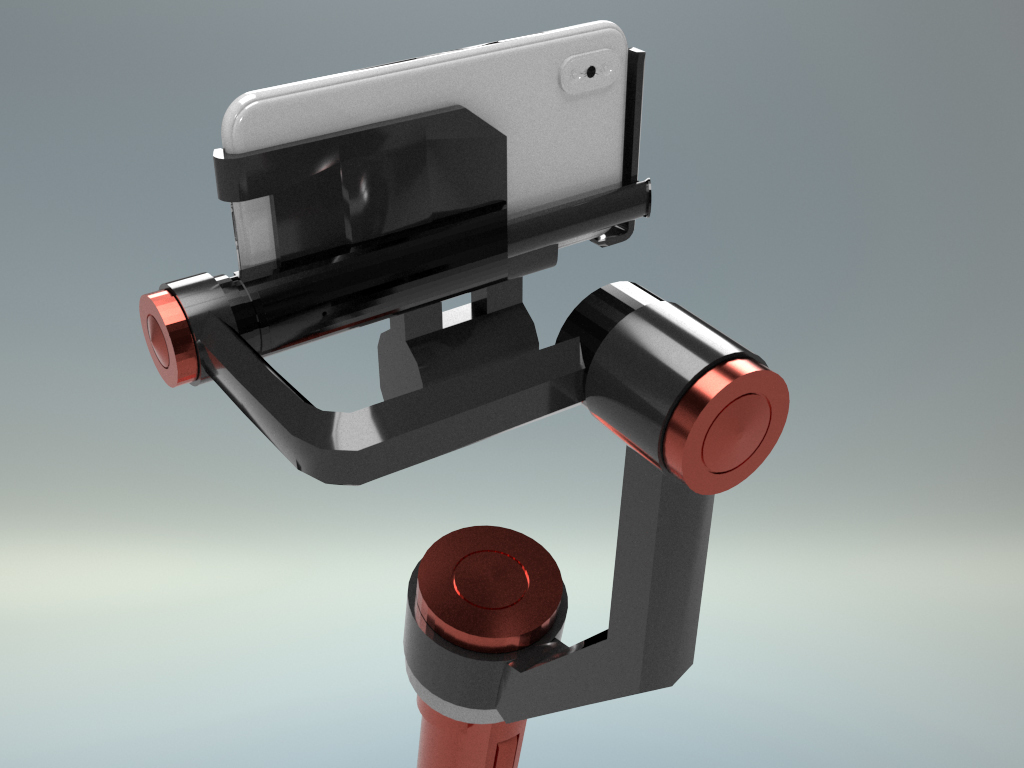 OBJ file Video stabilizer bar for smartphone・3D printer design to ...