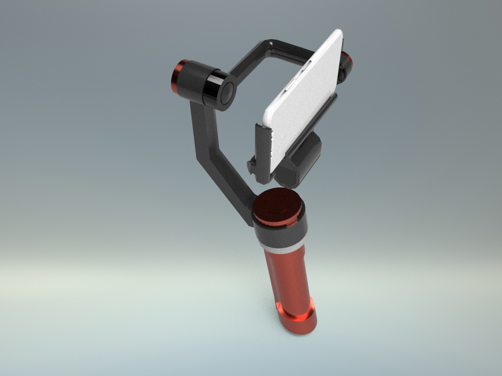 OBJ file Video stabilizer bar for smartphone・3D printer design to ...