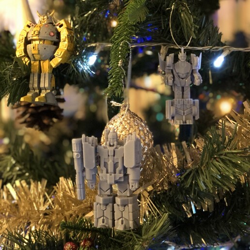 Download STL file TRANSFORMERS CHRISTMAS ORNAMENTS- PROTOTYPE 2 PACK ...