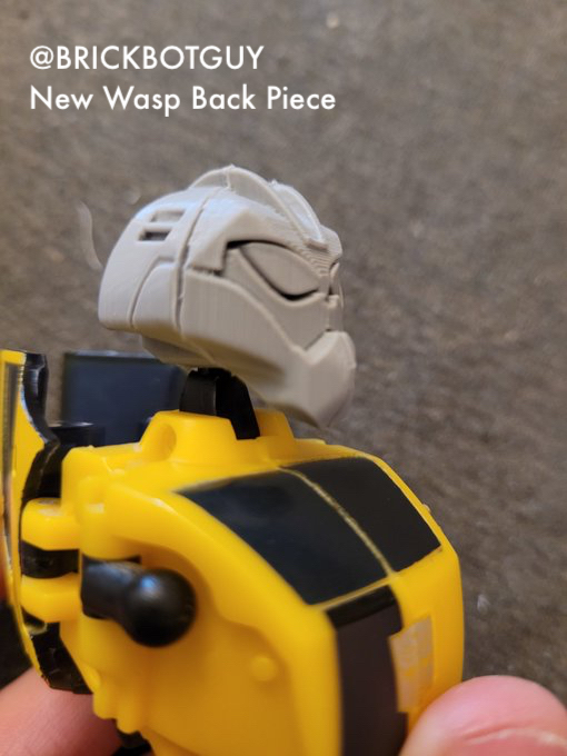 Free STL file Transformers Wasp Head for Deluxe Bumblebee 🤖・3D printer ...
